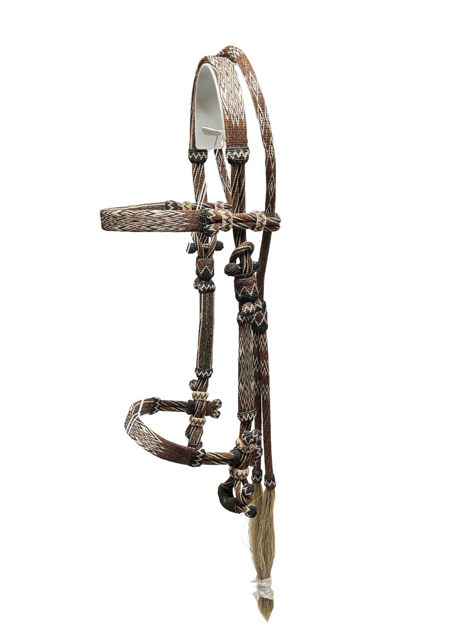 Hitched Horsehair Headstall w/Roping Reins | Heritage Horseman Supply