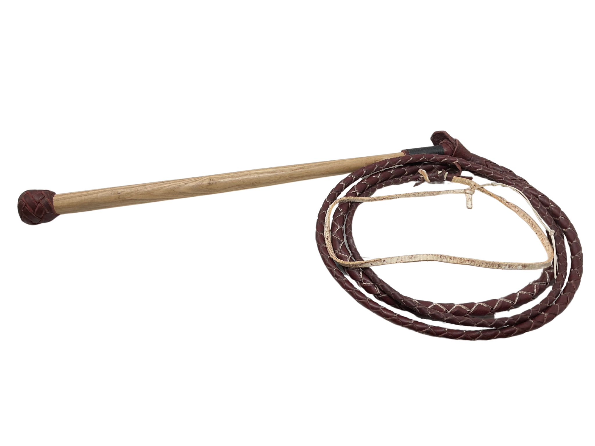 Braided Leather Whip | Heritage Horseman Supply